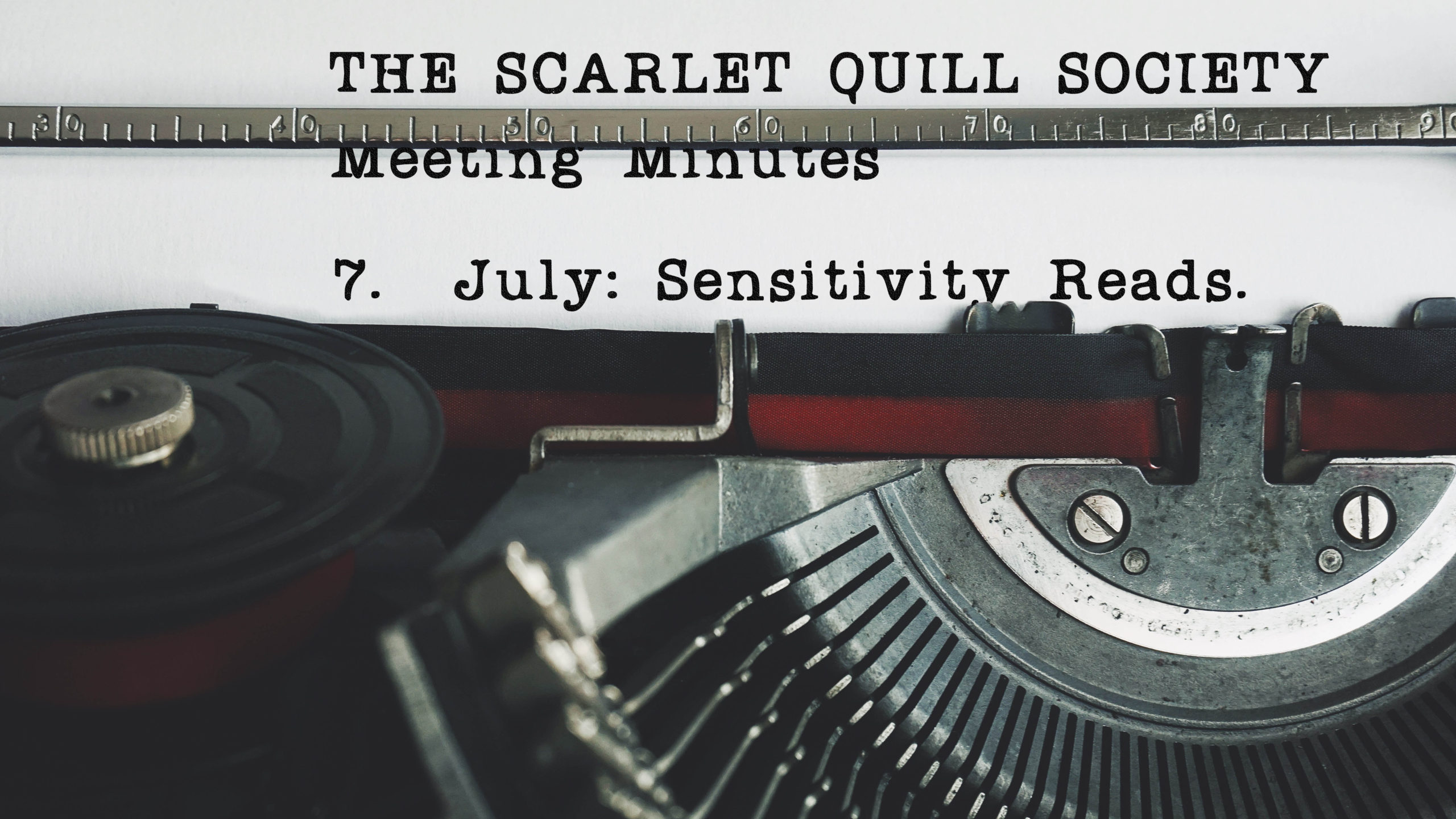 The Scarlet Quill Society: Sensitivity Readers - YeahWrite
